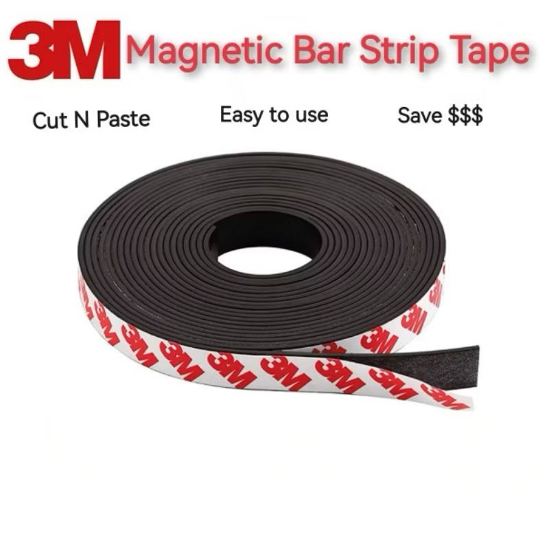 🔥Ready Stock🔥3M Self Adhesive Flexible Magnetic Bar Strip With 3M ...