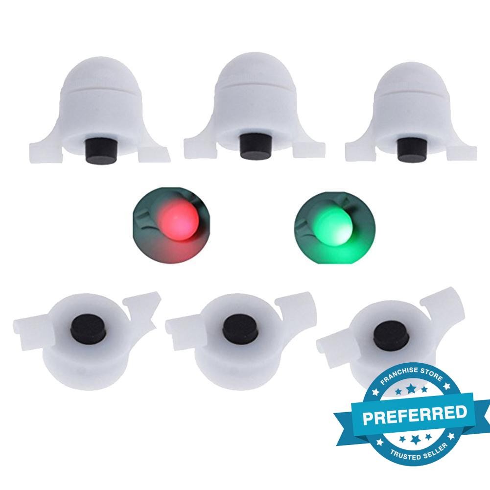 Led Night Fishing Rod Tip Clip On Fish Strike Bite Alert Light Alarm ...