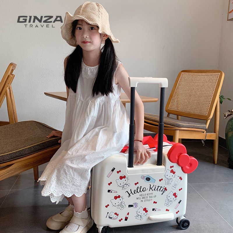 Ginza x Hellokitty genuine co-branded cute women's suitcase children's ...