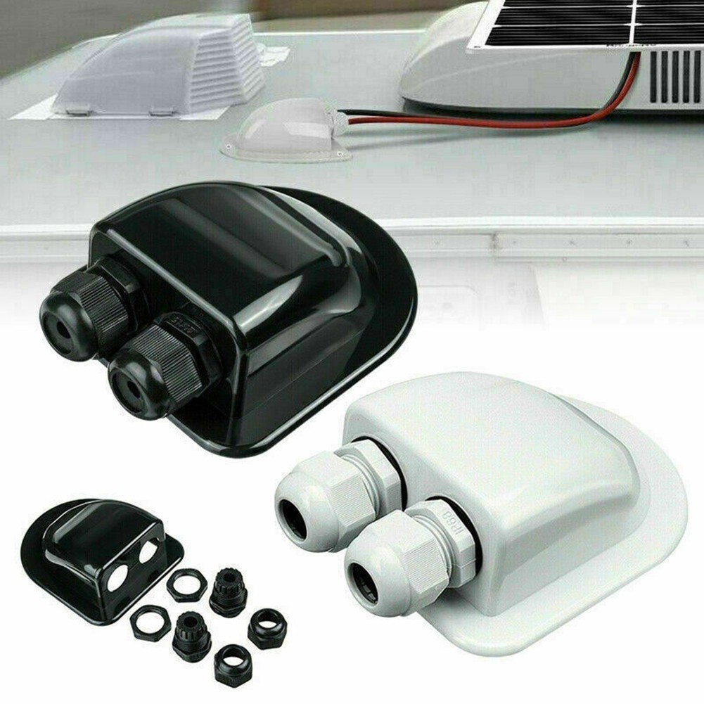 [JTFY] Roof Cable Entry Gland Solar Panel Double Cable Gland Box For RV ...