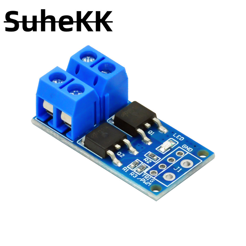 15A 400W MOS FET Trigger Switch Drive Module DC 5V-36V PWM Regulator ...