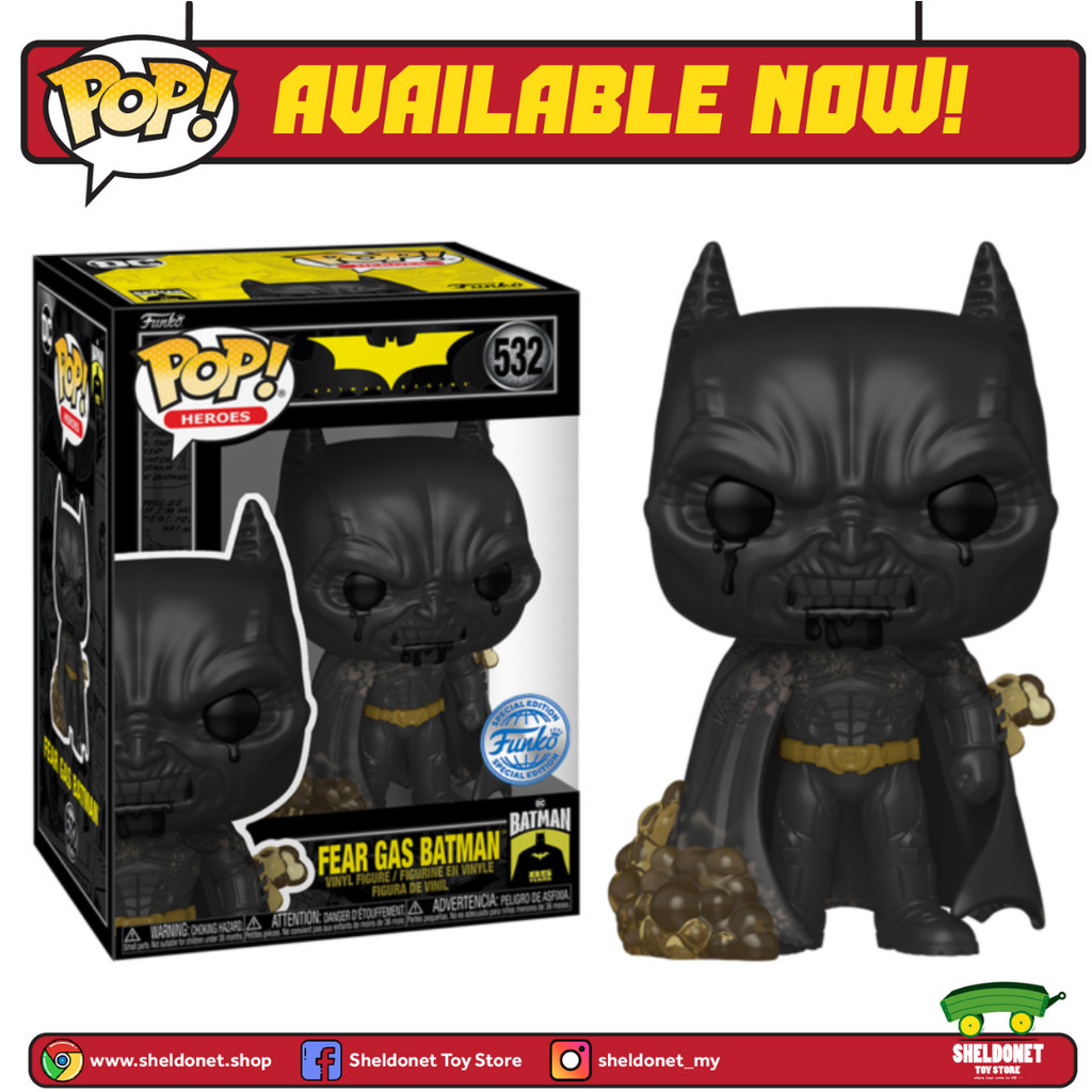 Funko Pop! Movies: Batman Begins - Fear Gas Batman [Exclusive] | Shopee ...