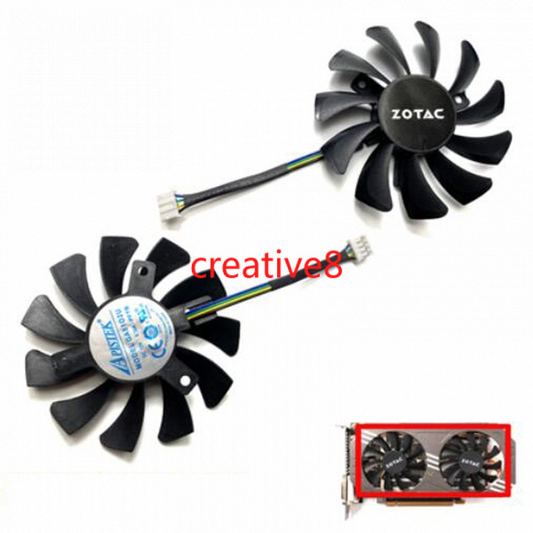 Replacement Cooling Fan for ZOTAC GeForce GTX 970 4GB Graphics Card ...