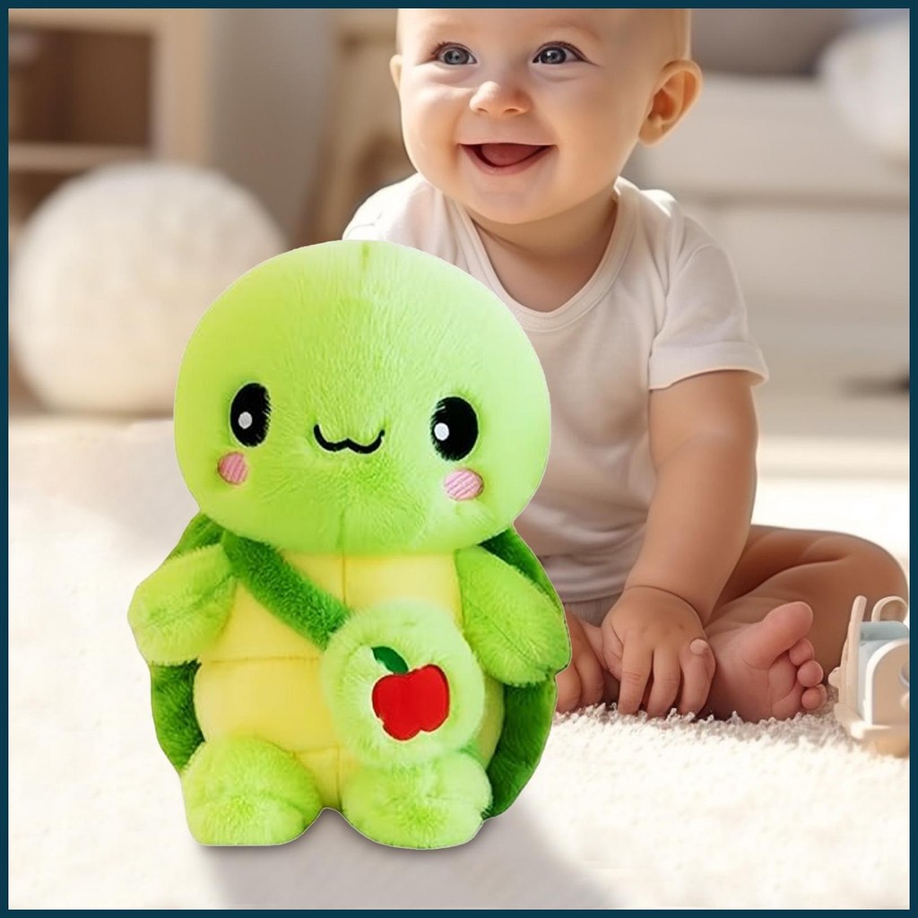 Turtle Stuffed Animal Cartoon Turtle Plush Doll Cute Turtle Hugging ...