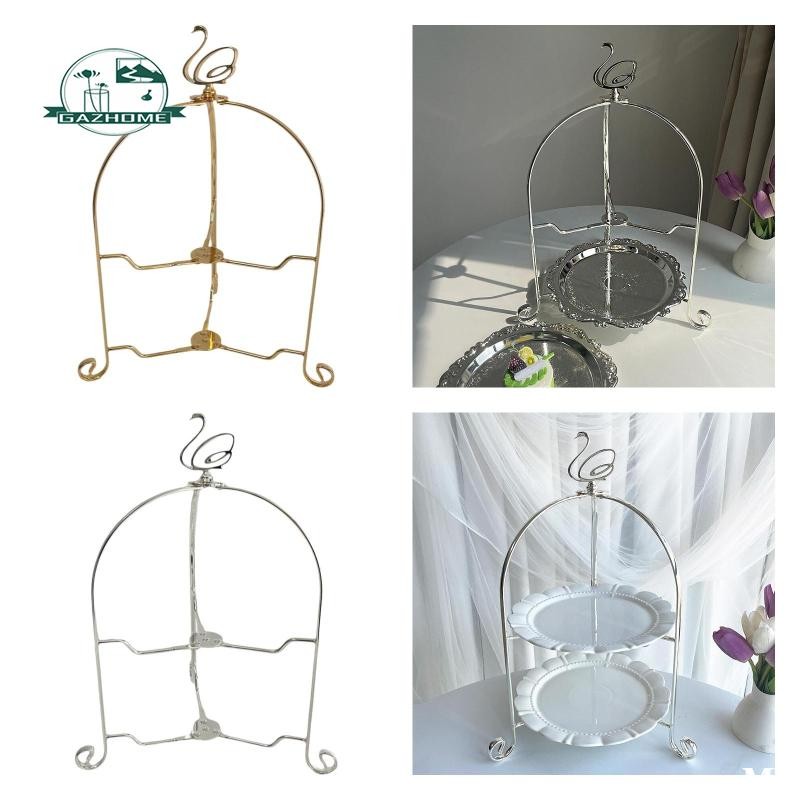 [Garende] 2 Tiers Cake Stand Rack Cake Shelf Modern Pastry Stand Iron ...