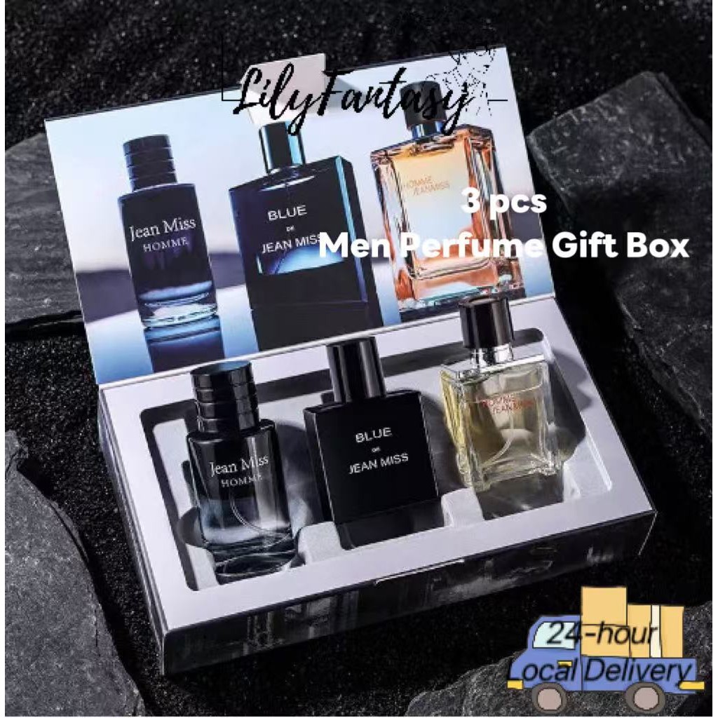 4pcs Men Perfume Gift Set Collection Body Spray Cologne Fragrance Long ...