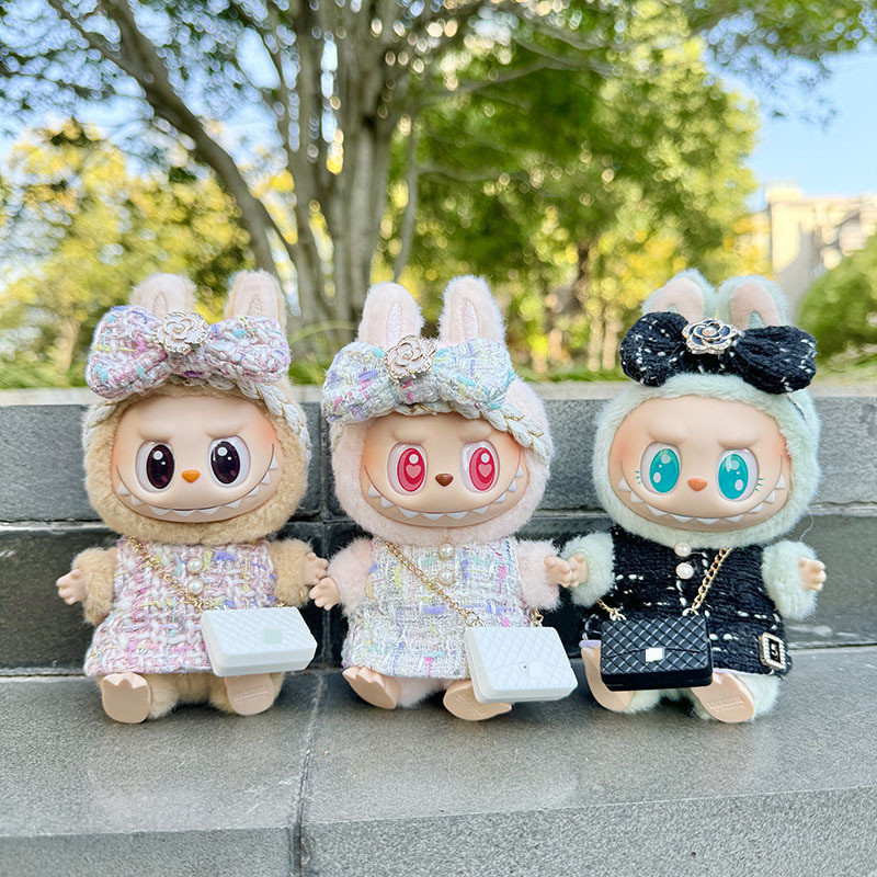 Labubu Doll Clothes Outfit Set Skirt and Sweater Accessories for Korea ...