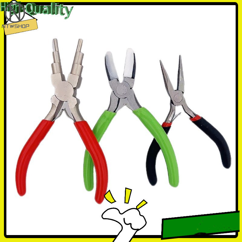 Six section jewelry pliers Nylon flat nose pliers Mini Jewelry pliers ...