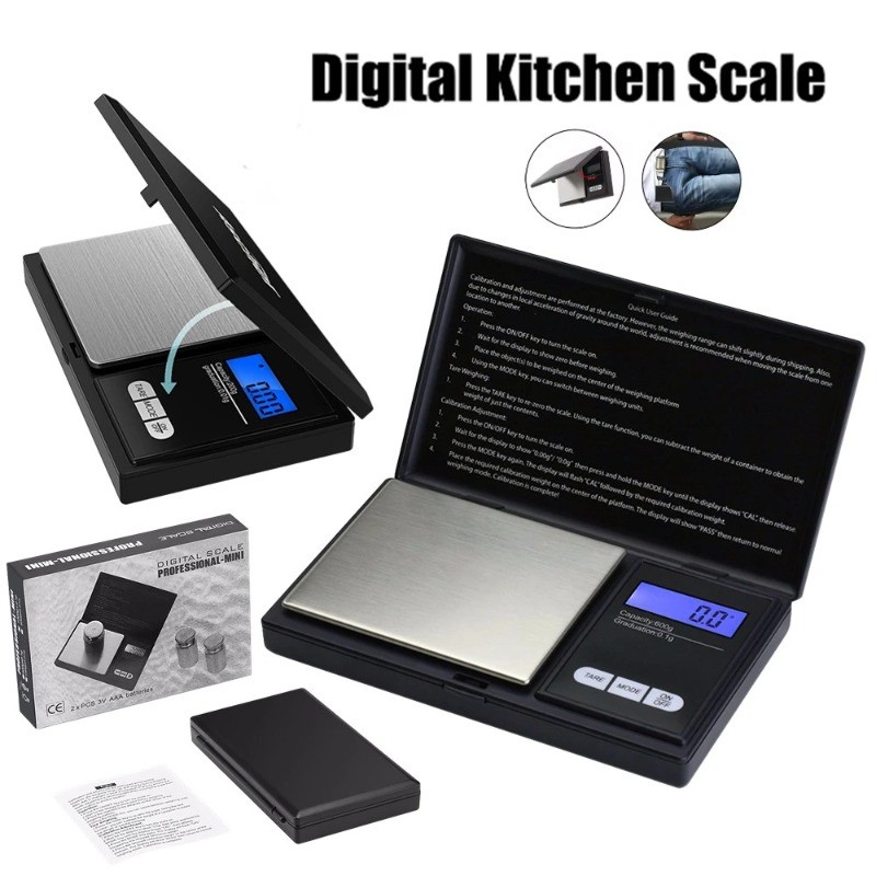 Digital Mini Scale High Accuracy Jewelry Scale 500gr-0.01gr Jewelry ...