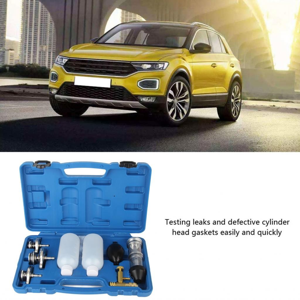 CO2 Cylinder Head Gasket Leak Detector Tester with 3 Bayonet Adapters ...