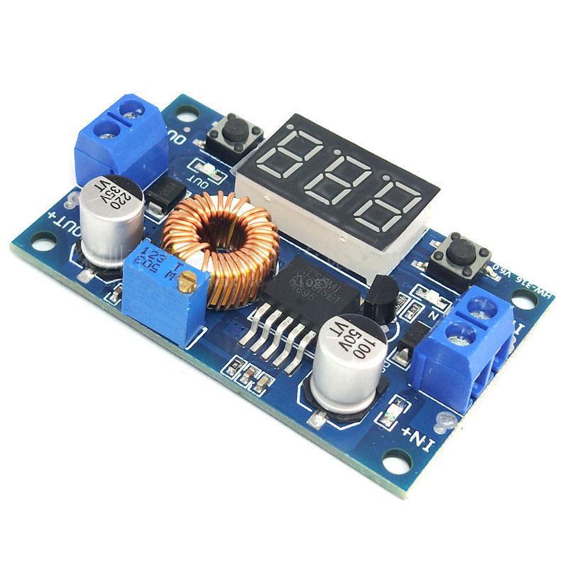 XL4015 High power 5A 75W Step Down Buck Converter DC-DC Adjustable Step ...