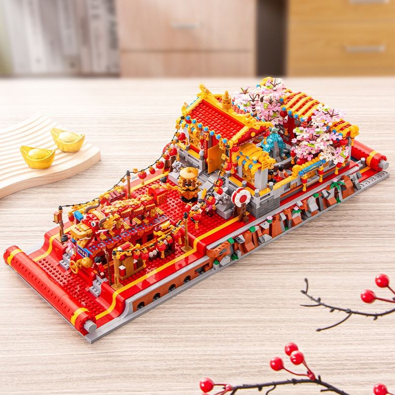 Loz Building Blocks National Style National Trendy Chinese New Year ...