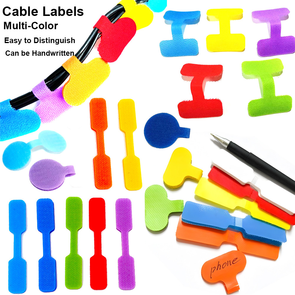 8/24pcs Cable Labels, Medium, Multicolor Writing Wire Labels, Wire ...
