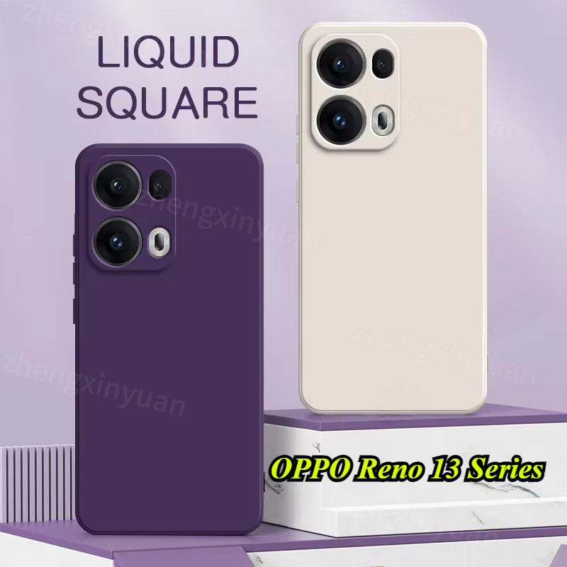 Casing For OPPO Reno 13 Pro 13F 5G 2024 Square Liquid Silicone Soft ...
