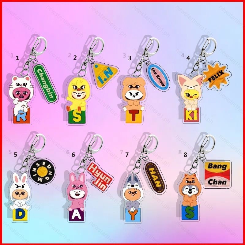Jason Stray Kids SKZHOP HIPTAPE Felix Chang-Bin acylic key holder ...