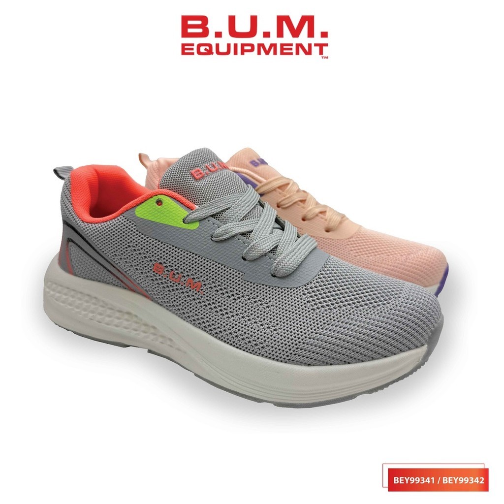 BUM Equipment Women's Shoe BEY99341/BEY99342 Gray x Peach/Pink - Kasut ...
