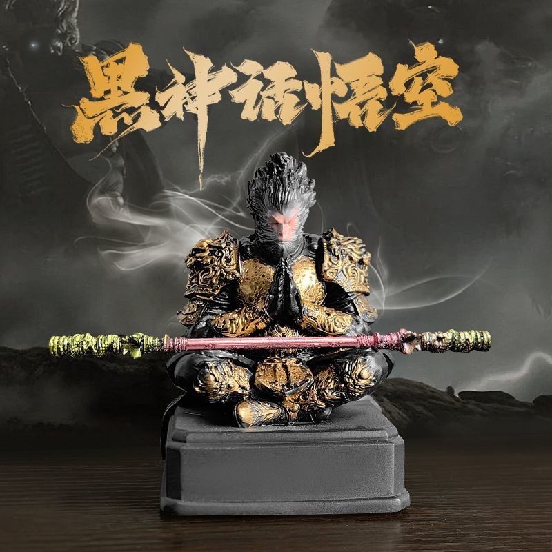 Black Myth Goku Monkey King Monkey King Destiny Resin Decoration ...
