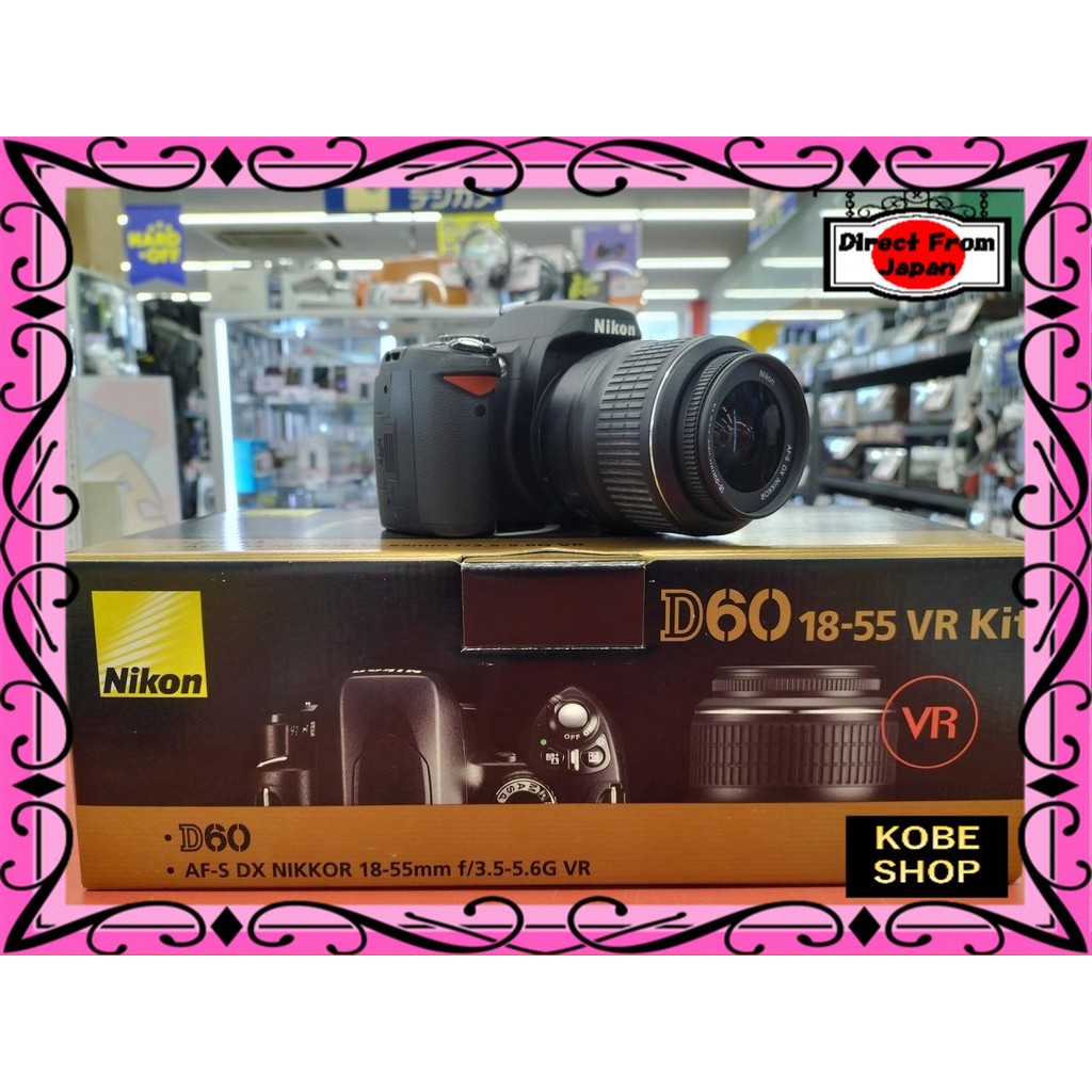 【Direct From Japan】 NIKON D60 digital single lens lens kit 【Used item】 | Shopee Malaysia