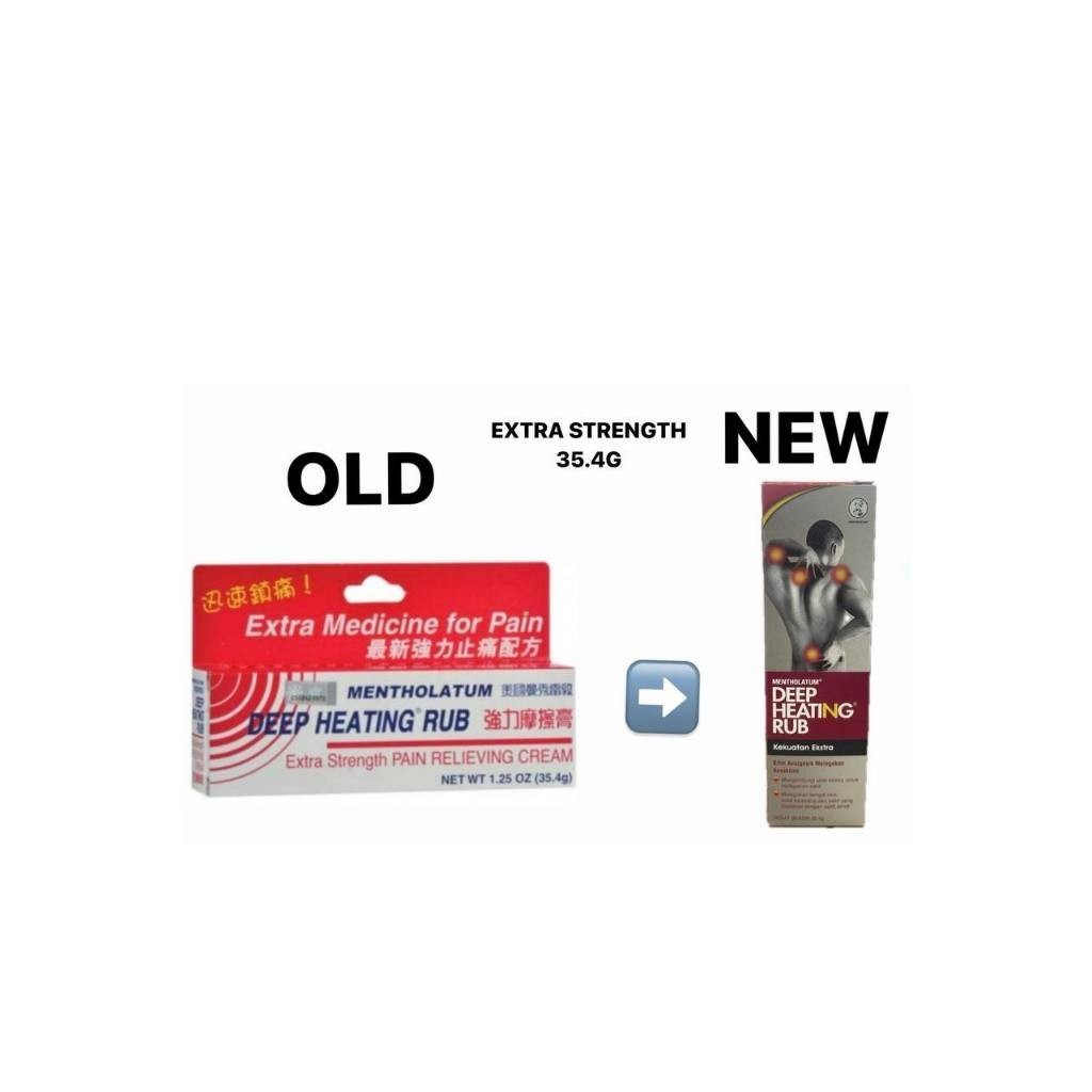 MENTHOLATUM DEEP HEATING RUB EXTRA STRENGTH 35.4GM | 94.4GM (EXP:08/ ...