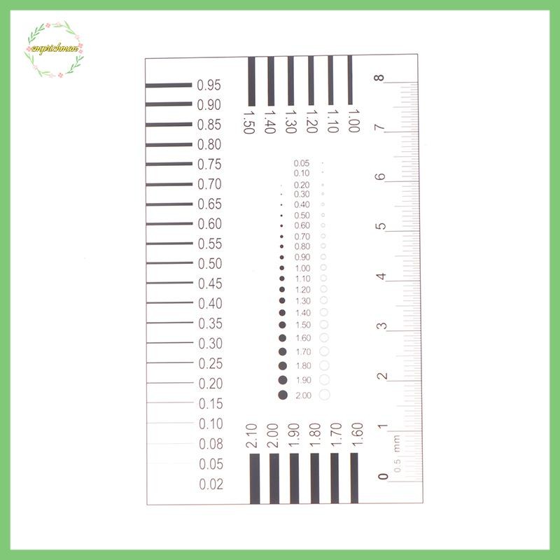 EPMN> Measuring Pass Badge Gauge Stain Card Point Gauge Wire Gauge ...