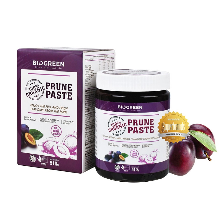 Biogreen 100% Organic Prune Paste (510g) | Shopee Malaysia