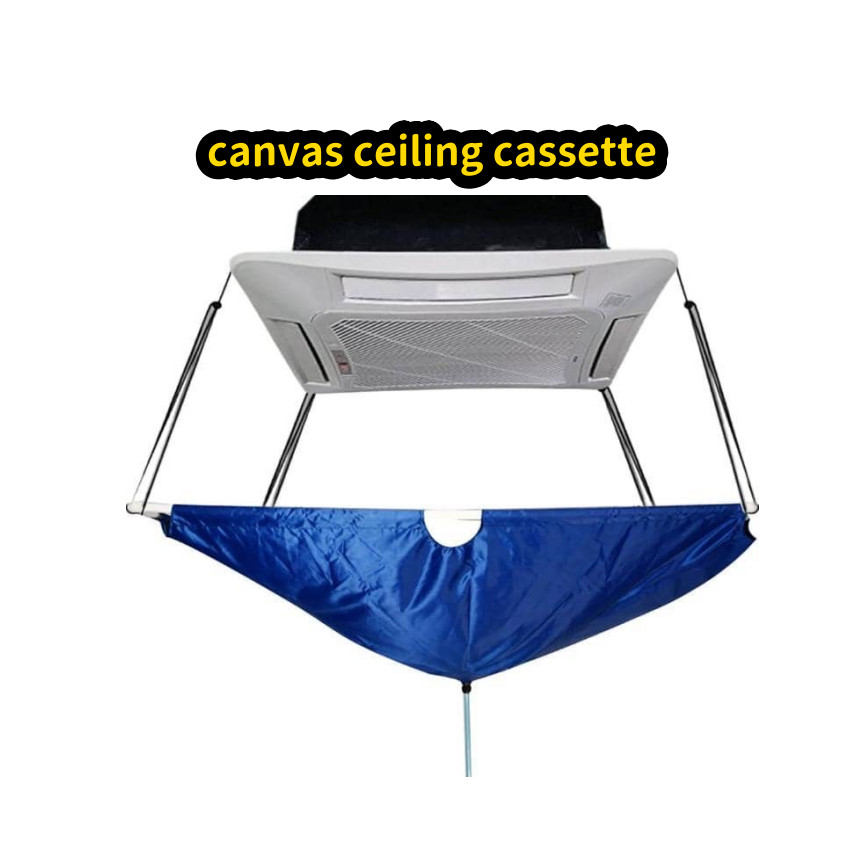 YeeFixx hanging big canvas service aircond ceiling cassette/wall mount ...