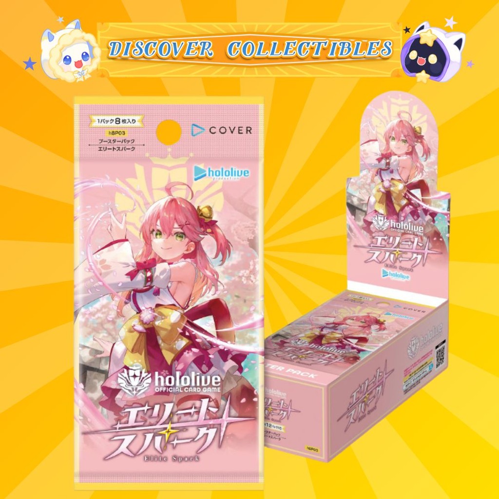 Hololive TCG : Official Card Game Booster Pack "Elite Spark" Vol 3 (Pek ...