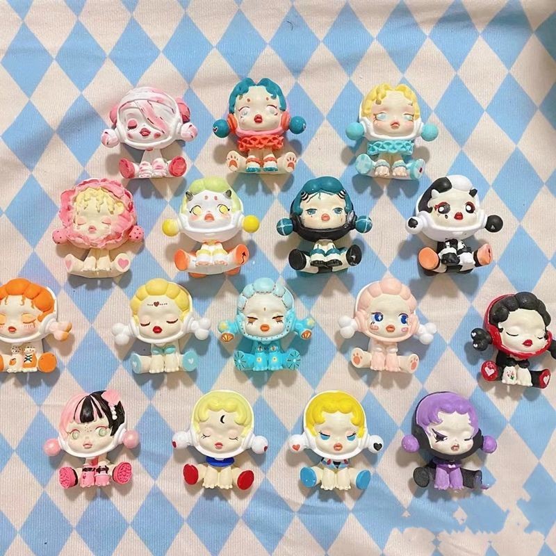 Produk baru # Aromaterapi 3D Plaster Doll Pop Mart Mewarnai DIY Lukisan ...