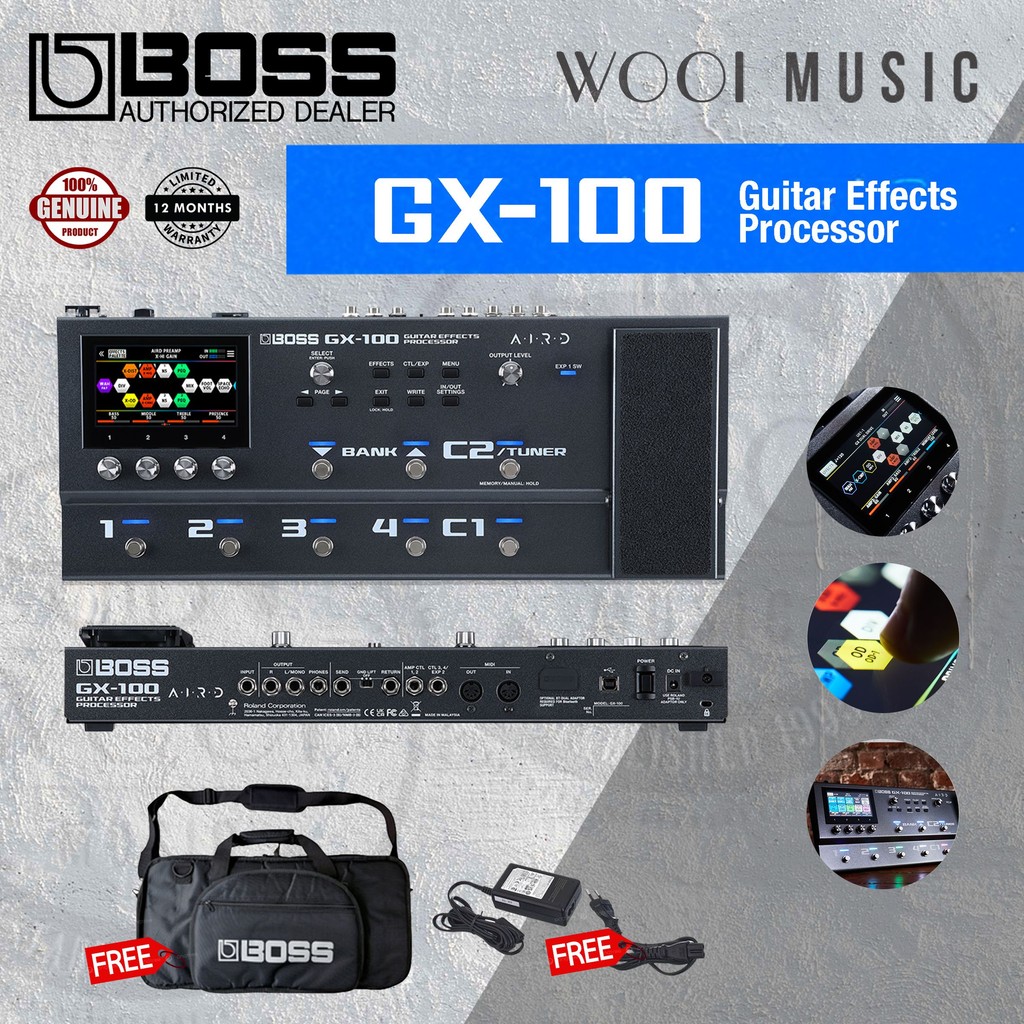 Boss GX-100 Guitar Multi Effect Pedal GX100 | Shopee Malaysia