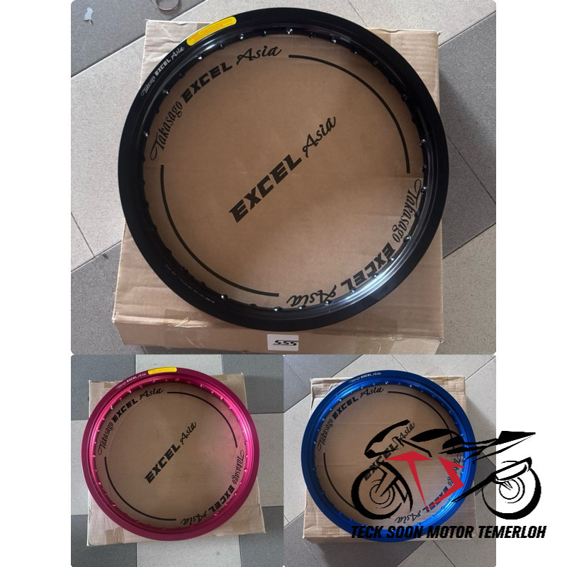 (1PCS) ALLOY RIM TAKASAGO EXCEL ASIA 100% ORIGINAL 140X17 /160X17 ...