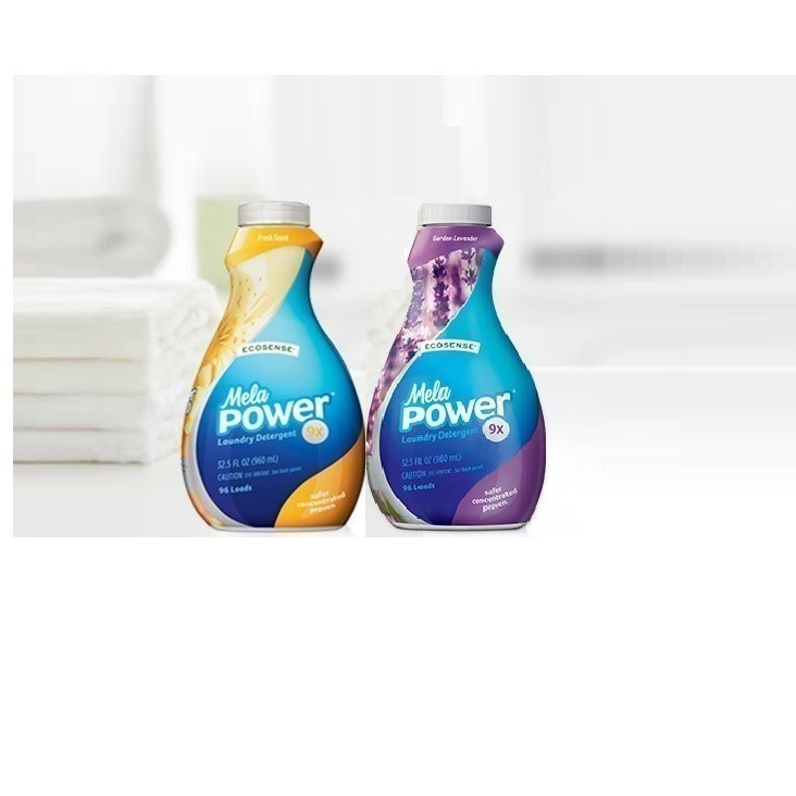 MelaPower® 9x Detergent: Garden Lavender 96 Loads/MelaPower® 9x Detergent: Fresh Scent 96 Loads ...