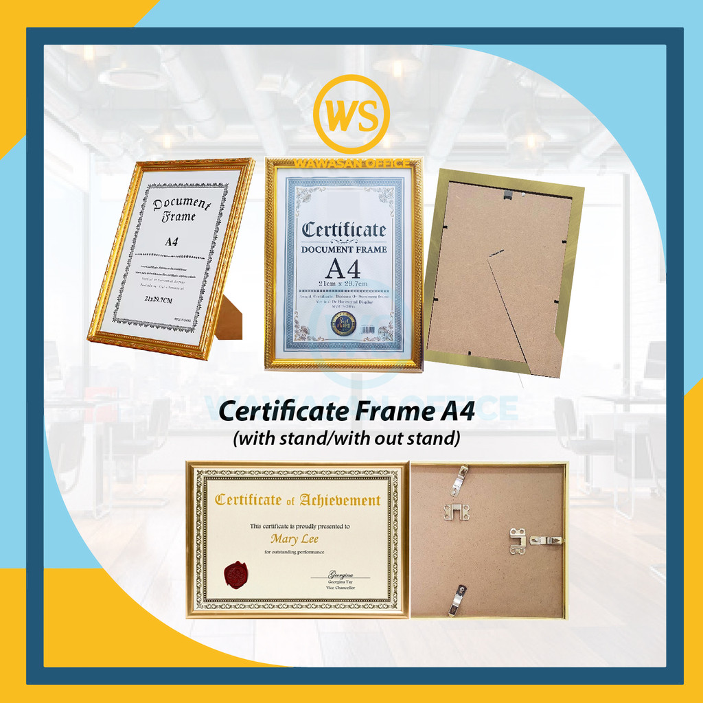 A4 Certificate Frame / Document Frame Sijil A4 / Phot Frame A4 / Frame ...