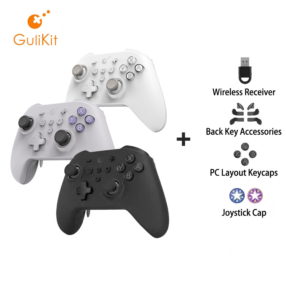 Gulikit KingKong 3Max Wireless Controller for Switch/PC/iOS - Hall Effect Joystick Compatible ...