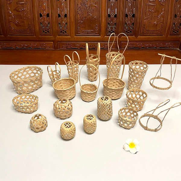 Butik tenunan tangan buluh Jinyuan produk buluh kecil kandang ayam ...