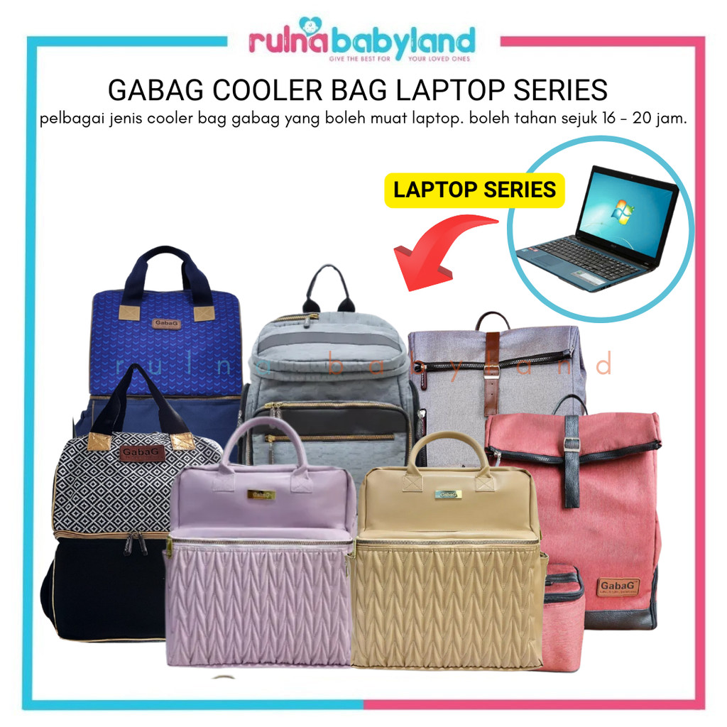 GABAG BACKPACK COOLER BAG LAPTOP SERIES | Shopee Malaysia