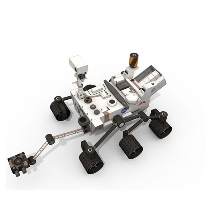 DIY paper models 1 to 20 or 1 to 11 American Curiosity Mars Rover Paper ...