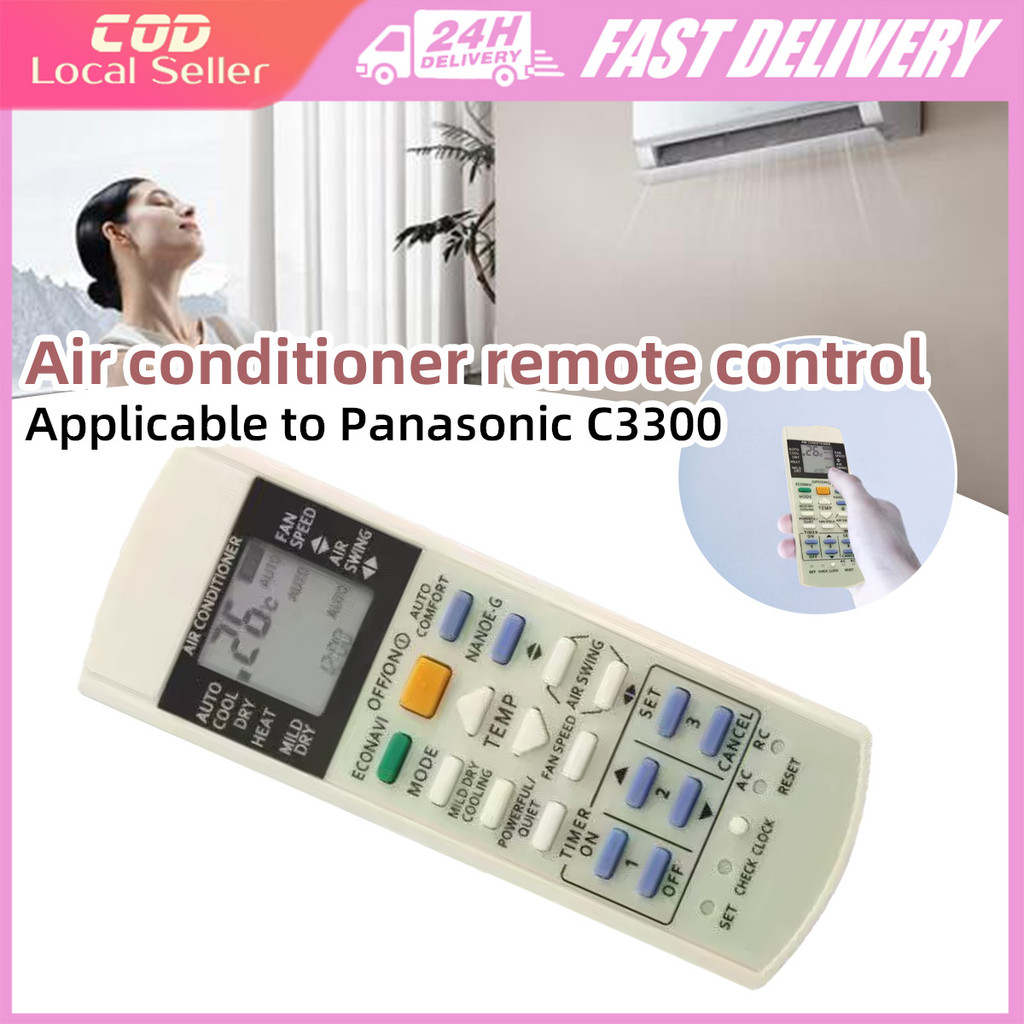 Panasonic air conditioner remote control new remote control A75C3300 ...