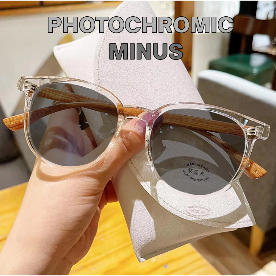 KAYU Korean Fashion Retro anti Blue Light anti Radiation Photochromic ...