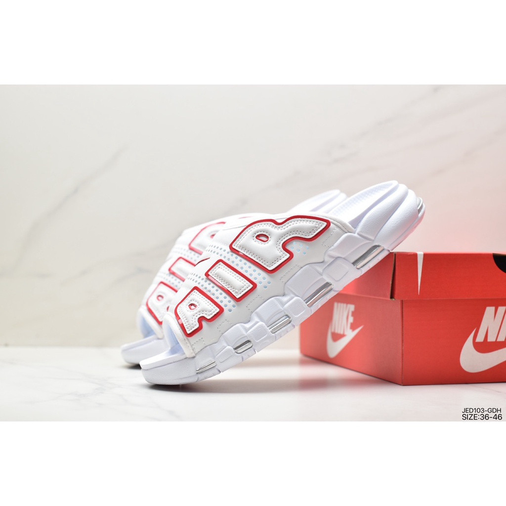 NIKE AIR MORE Selipar Slaid Uptempo FB7818-100 Pelbagai Warna | Shopee ...