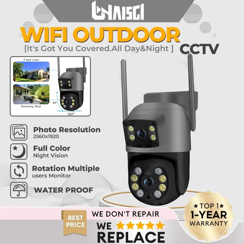 Dual Lens CCTV Wireless Waterproof Outdoor 8MP WiFi SIM Card ...