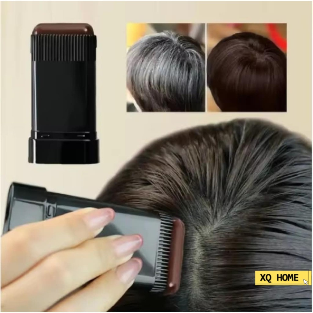2-in-1 Comb Hair Dye Stick for Quick Touch-Ups Temporary Instant Gray ...