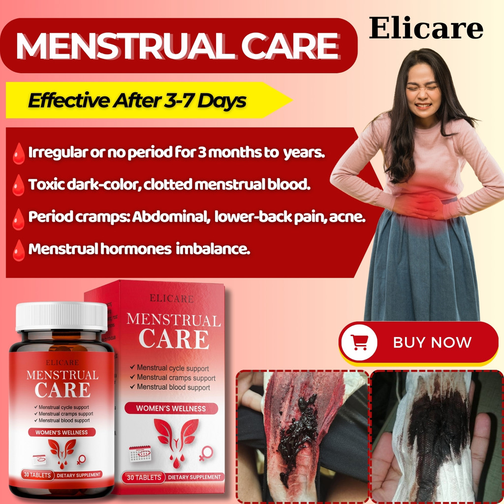 LEGIT ELICARE MENSTRUAL CARE 30 TABLETS Suitable for irregular ...