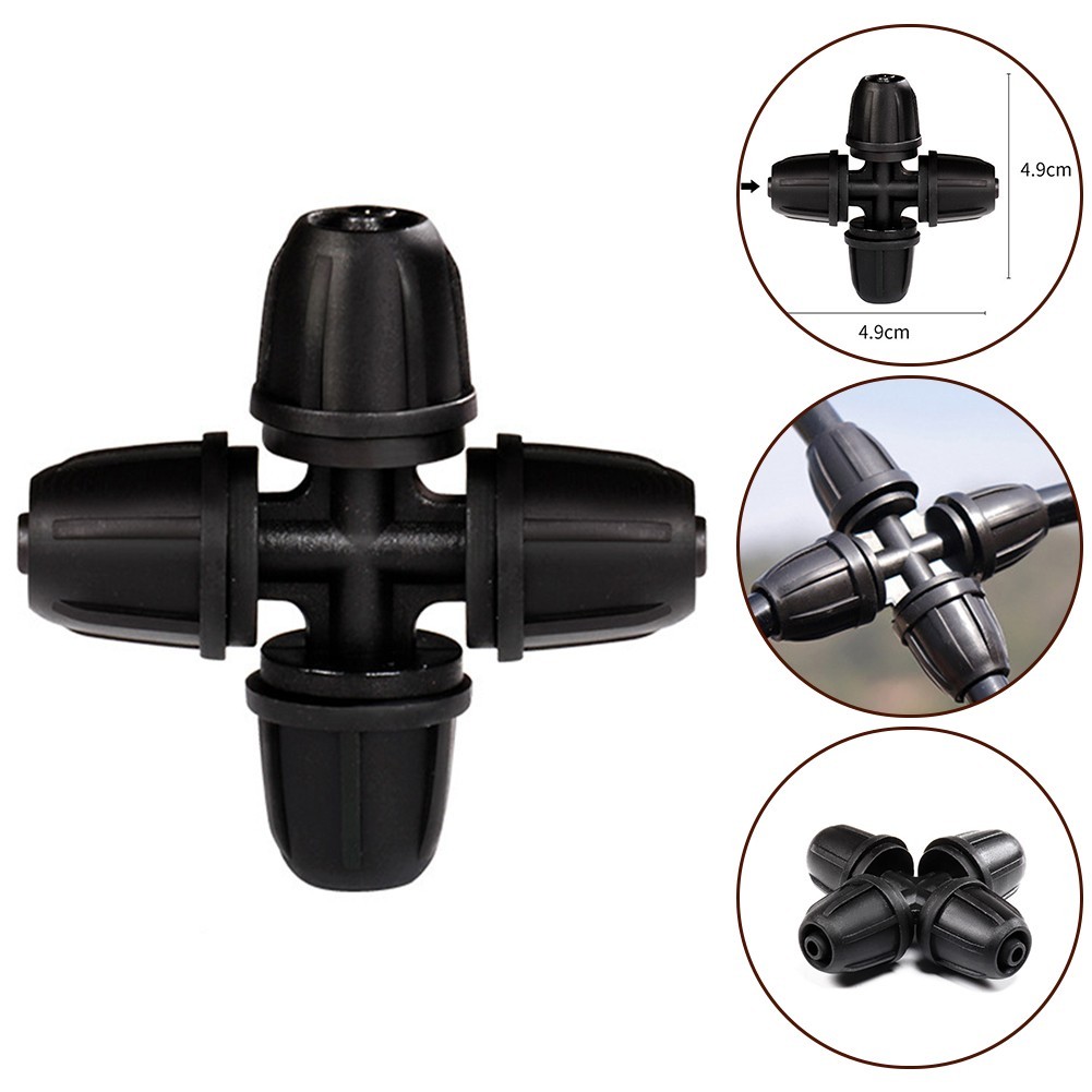 WOES-MY 】Garden 4/7 Hose Locking Connectors Irrigation Tube Fittings 4 ...