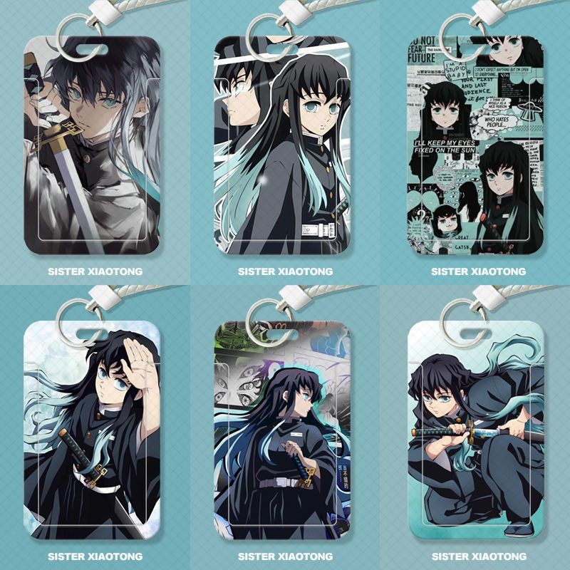 [Ready Stock] Demon Slayer Muichiro Student Slide Card Holder Meal Card ...