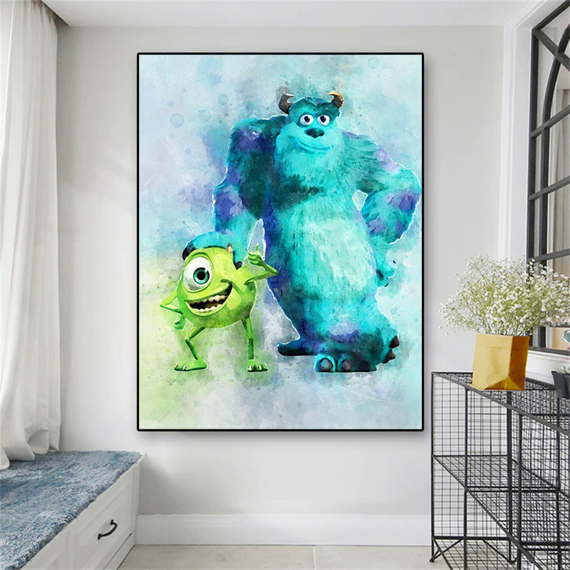 Disney Poster Movie Monster Inc Poster Print Sully James P Monster Inc ...