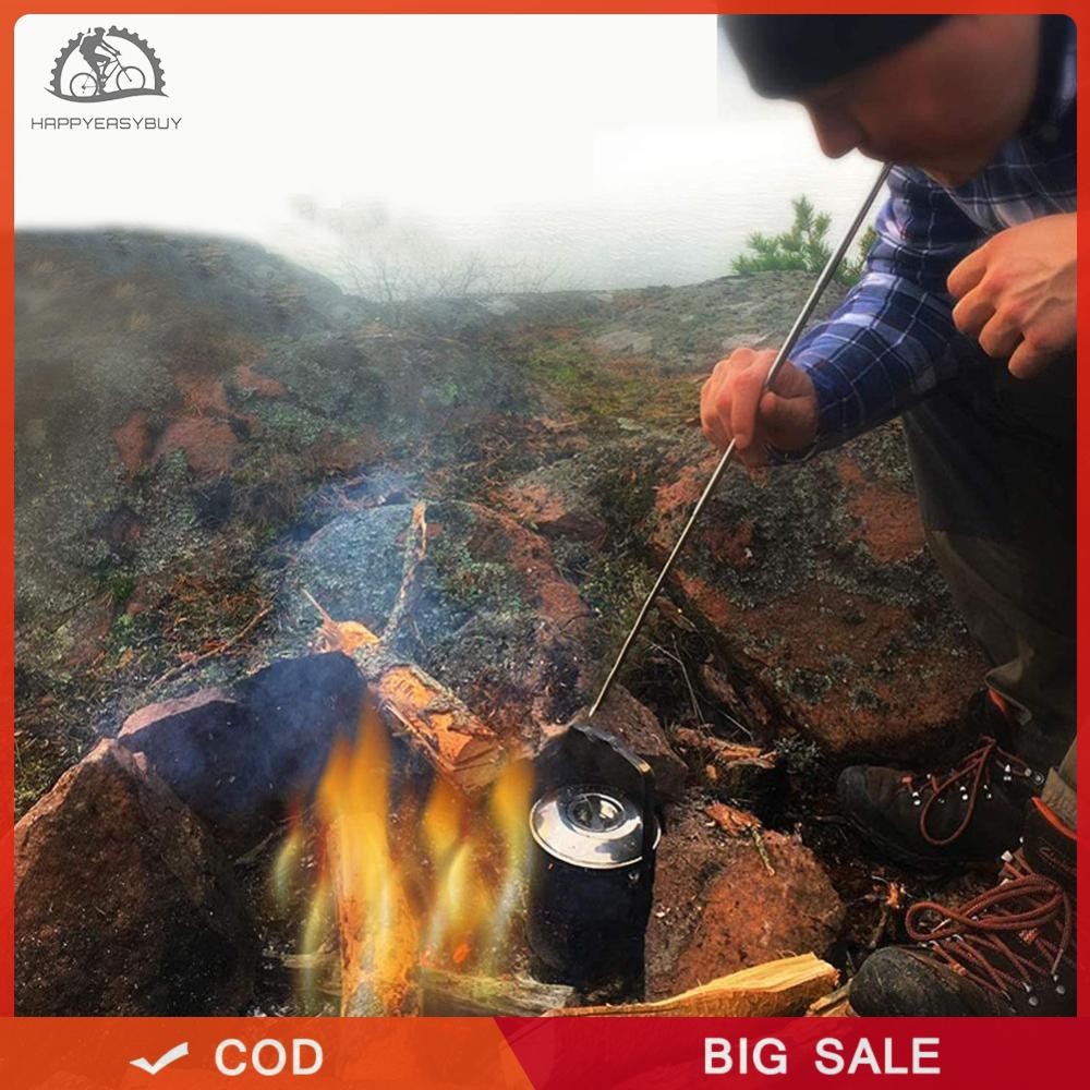 Happy Outdoor Blow Fire Tube Telescopic Stainless Steel Two-end Fire ...