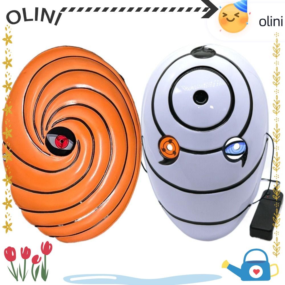 OLINI Glowing Naruto , Tobi Uchiha Obito Sharingan Face Cover, Full ...