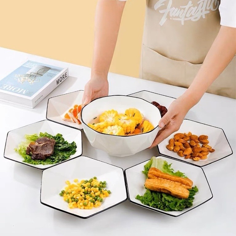 Plate Set Rice Bowl | Shopee Malaysia