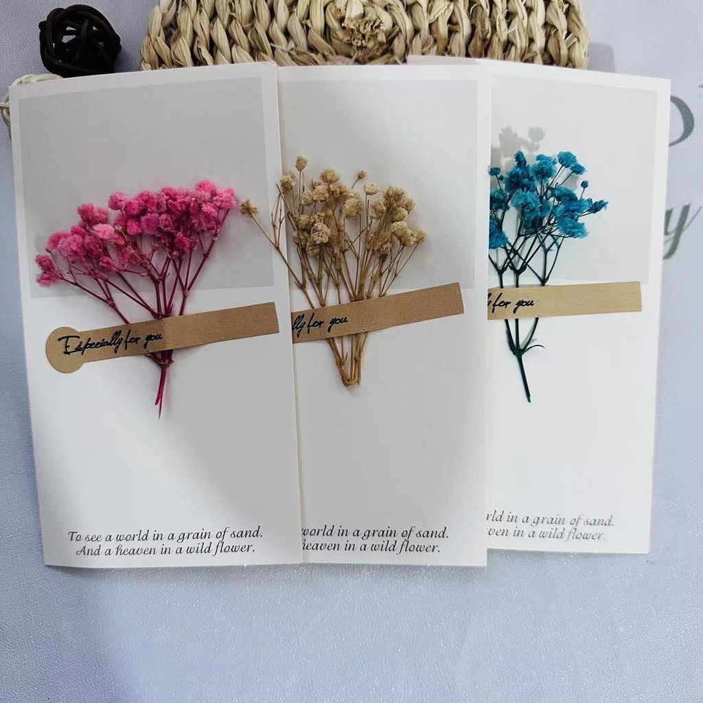 christmas card Kad Ucapan Bunga Kering Berbintang Borong Kreatif Kad ...