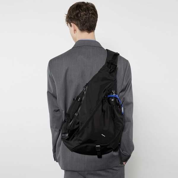 bag lelaki sling bag Beg silang kargo jalan raya Korea, beg sukan nilon ...